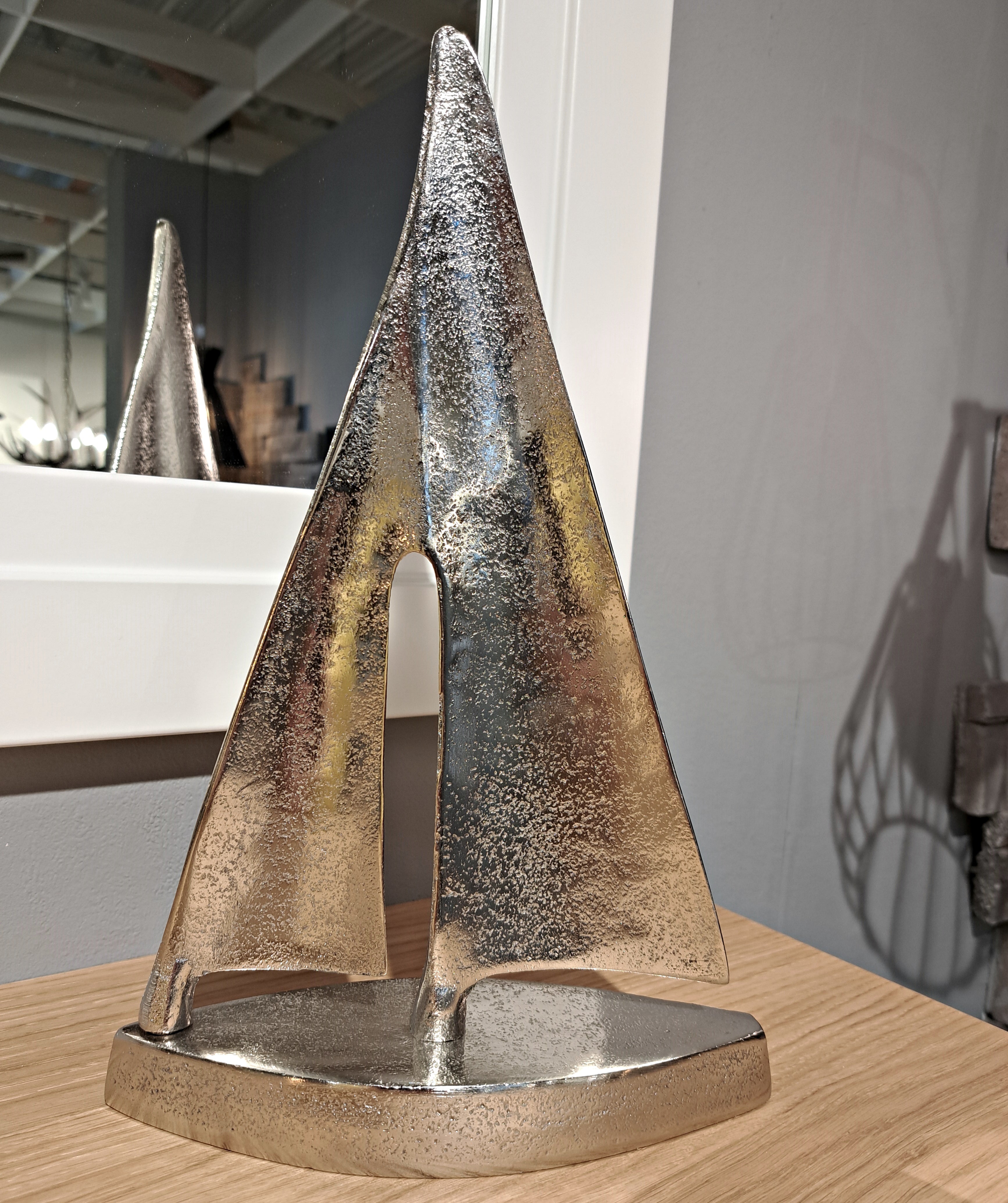 Deko Segelboot aus Metall